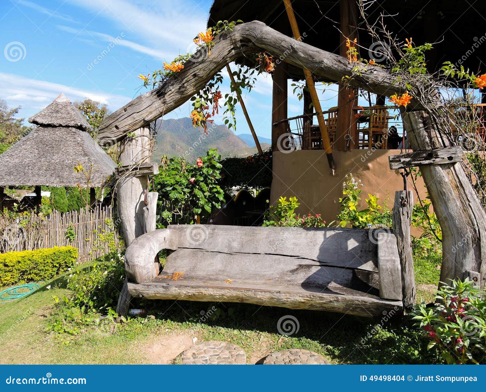 Relax bench editorial stock image. Image of decor, bench - 49498404