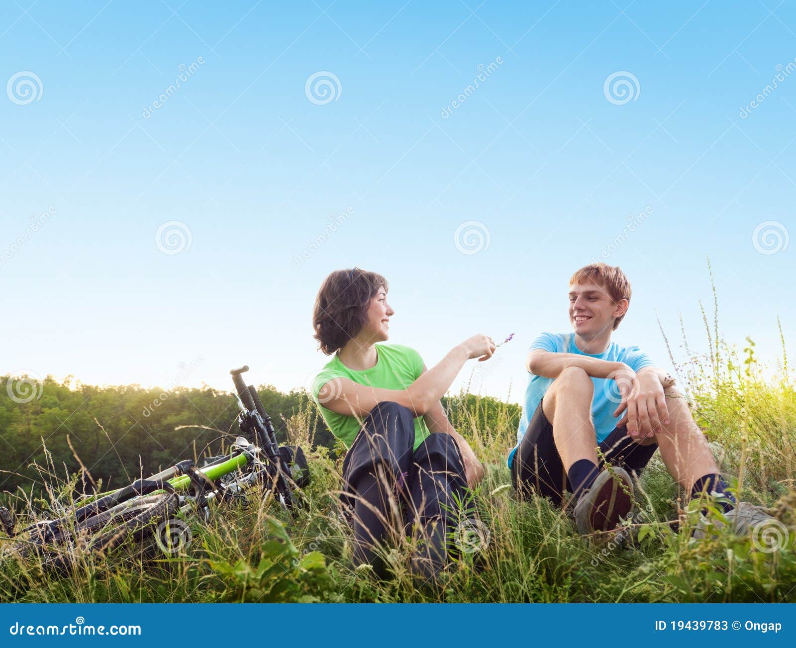 Relax biking stock image. Image of people, adventure - 19439783