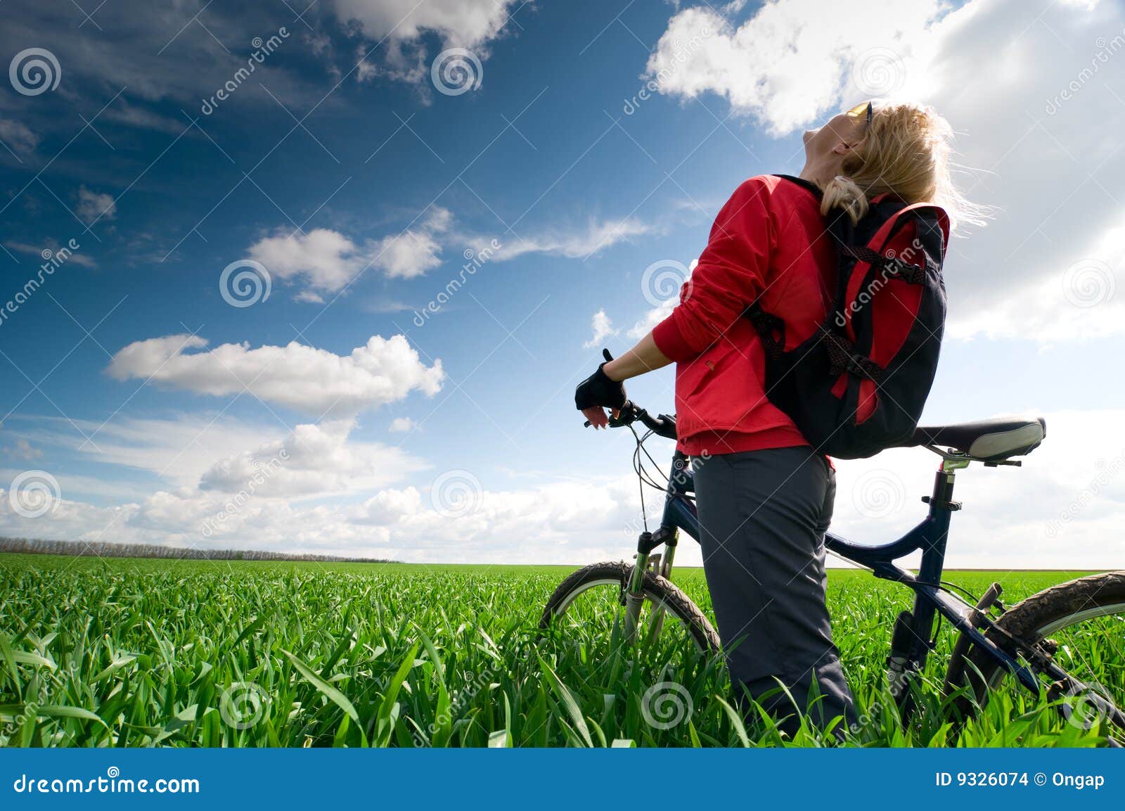 Relax biking stock photo. Image of exercise, bike, sunlight - 9326074