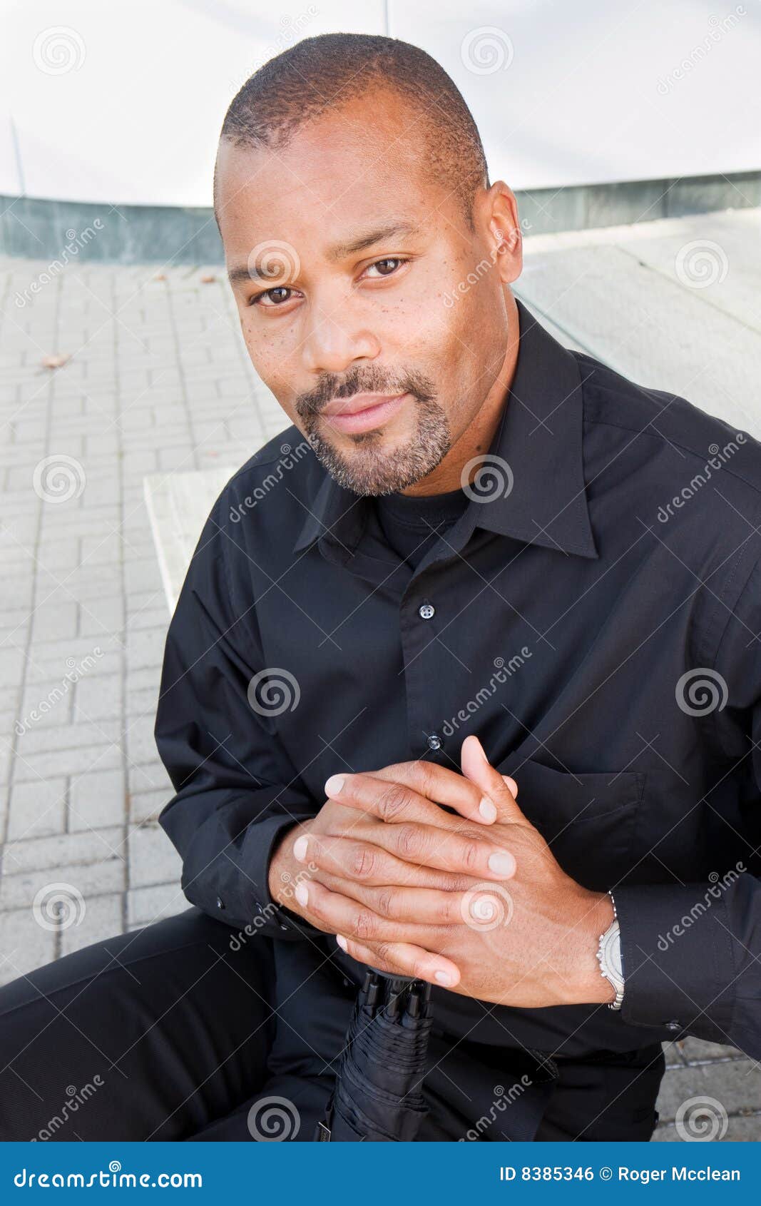 Relax in black stock photo. Image of closeup, portrait - 8385346