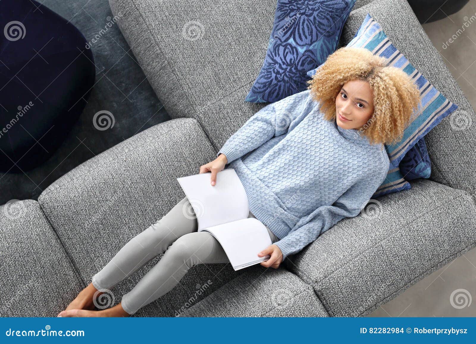 Relax with a book. stock photo. Image of relaxation, beauty - 82282984