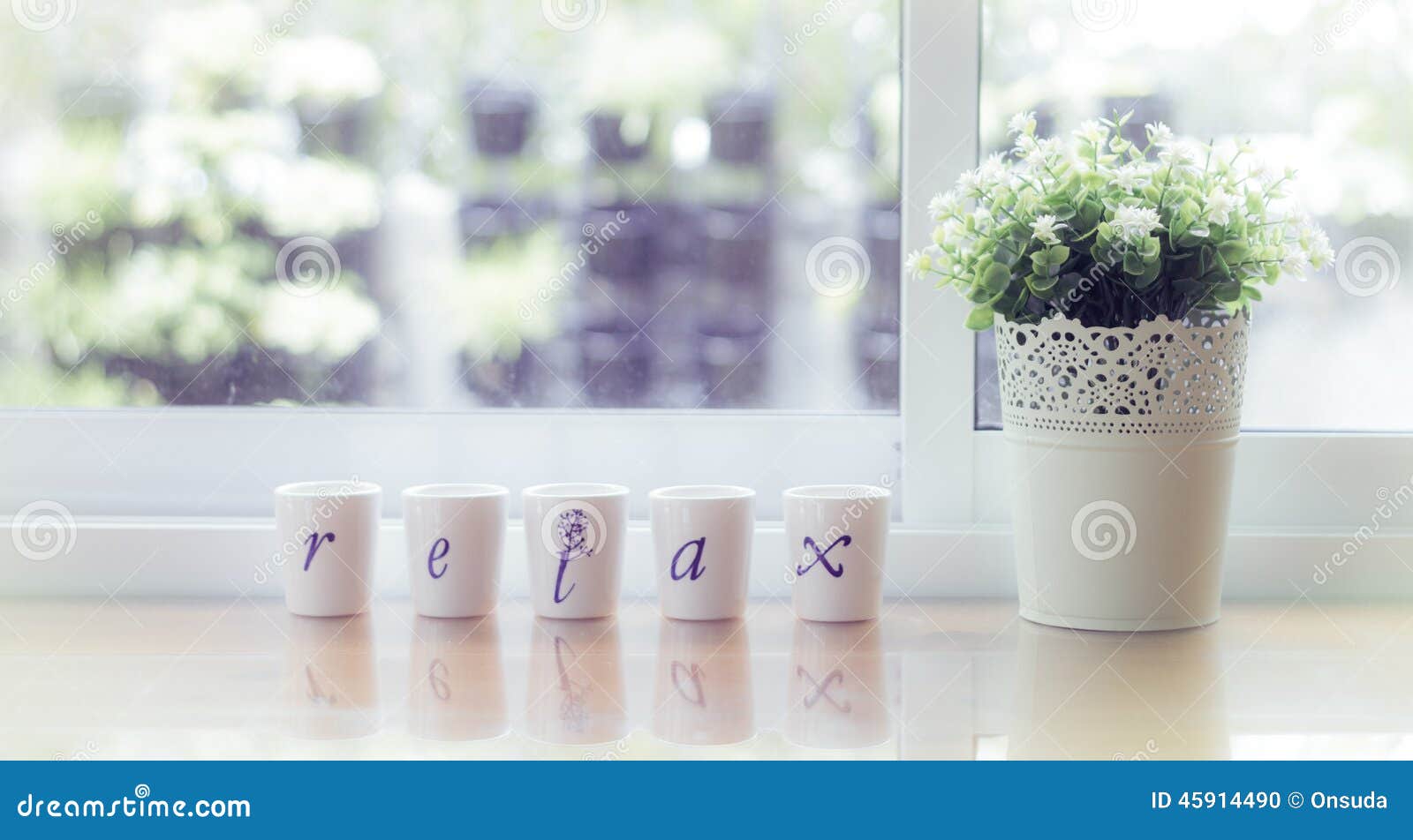 Relax corner decoration stock photo. Image of ceramic - 45914490