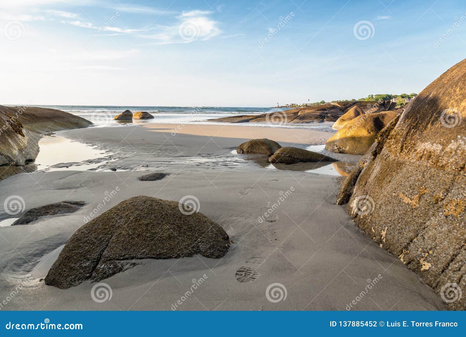 The Peace of the Beach stock photo. Image of nature - 137885452