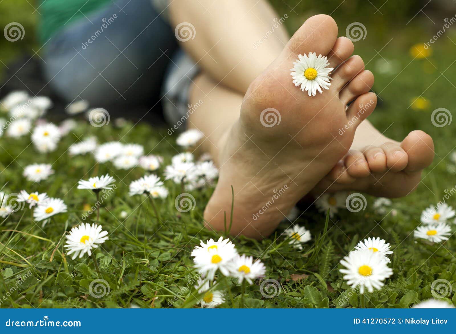 Relax stock photo. Image of barefoot, relax, person, loneliness - 41270572