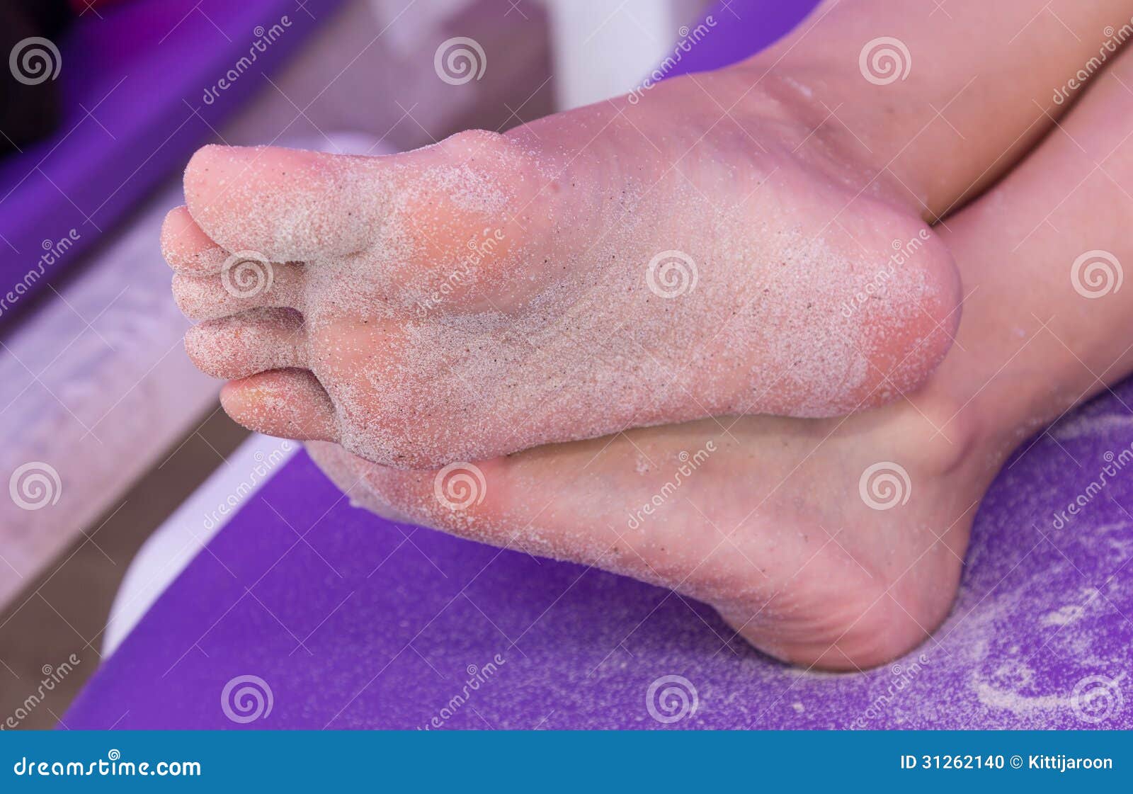 Relax foot on chair beach stock photo. Image of sand - 31262140