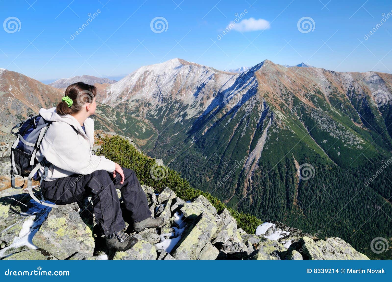 Relax on Hiking - View on Mountains Stock Photo - Image of lifestyle ...