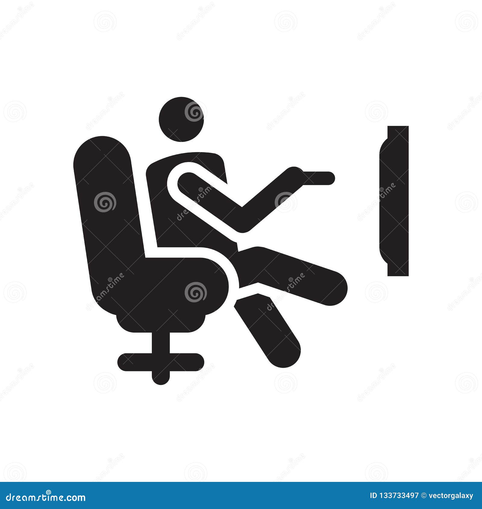 Relax Icon Vector Sign and Symbol Isolated on White Background, Relax ...