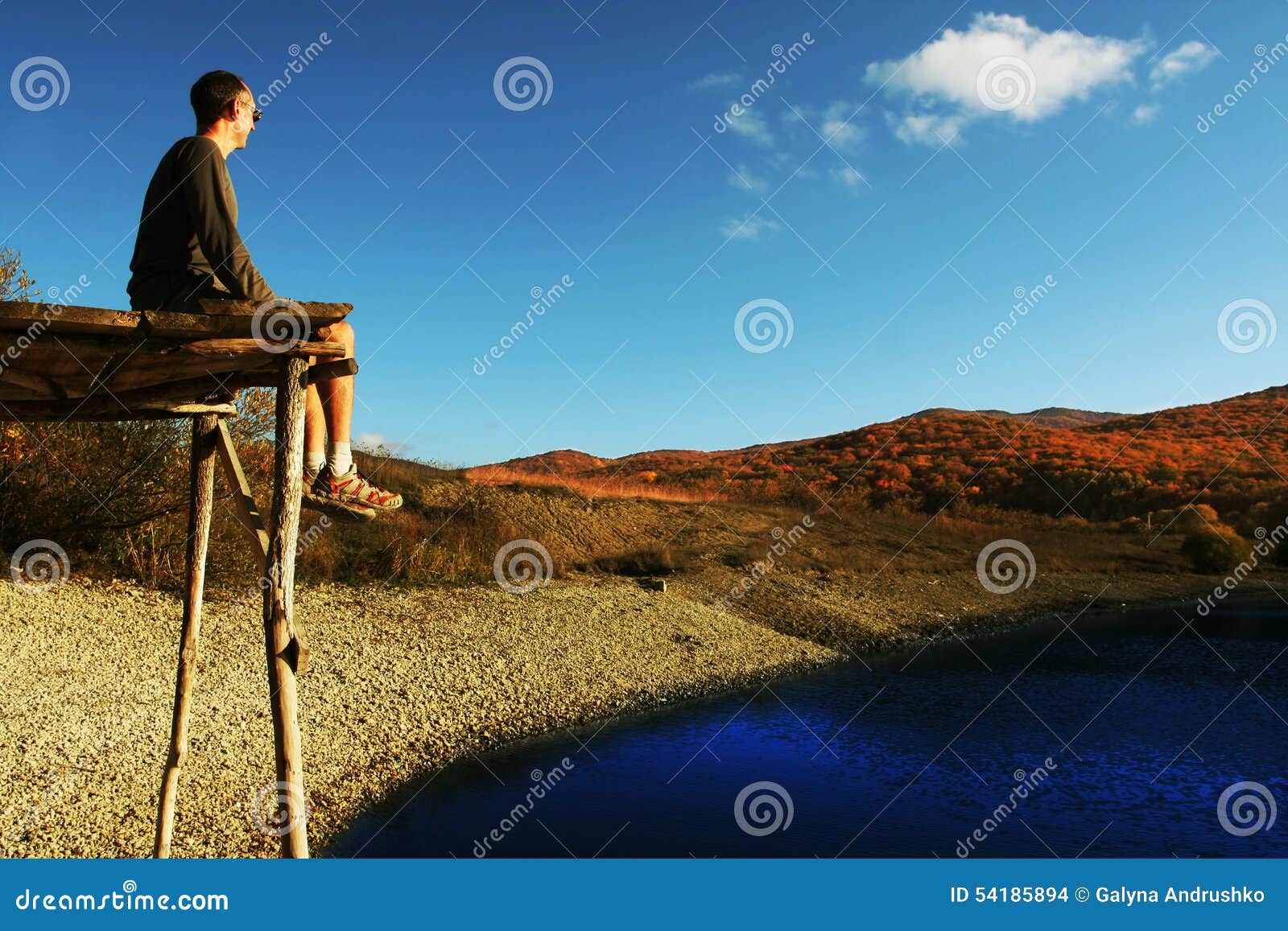Relax on lake stock photo. Image of natural, nature, tourism - 54185894