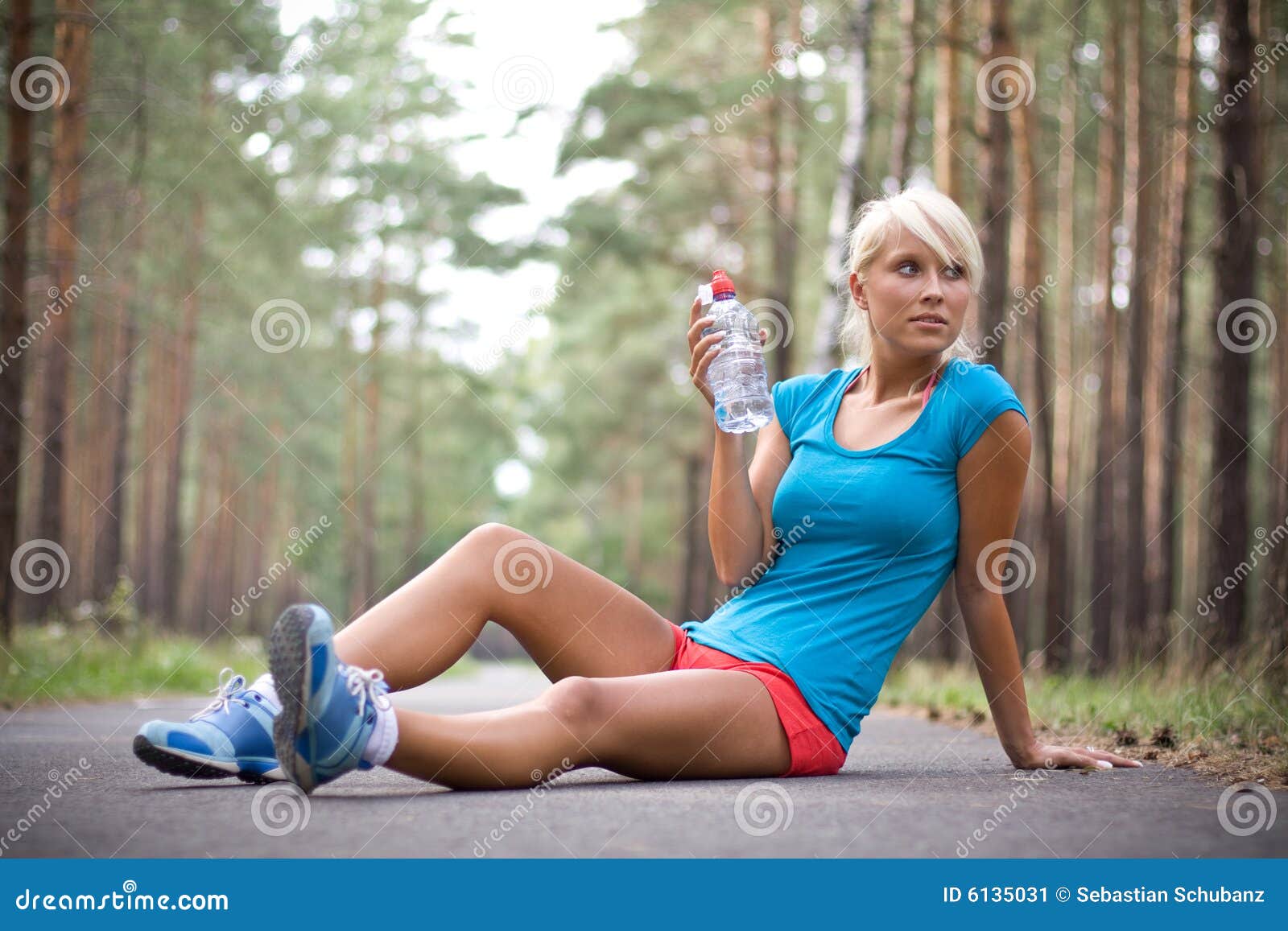Relax after the long run stock image. Image of pain, athletic - 6135031