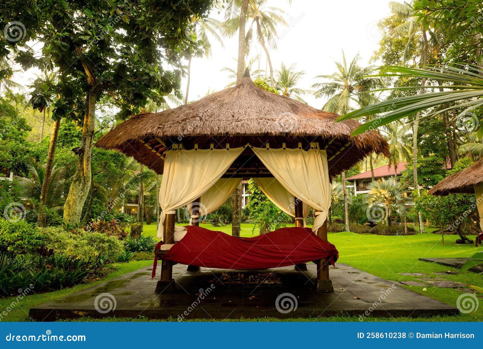 Relax in Luxury in Tropical Hotel Grounds Bali Stock Photo - Image of ...