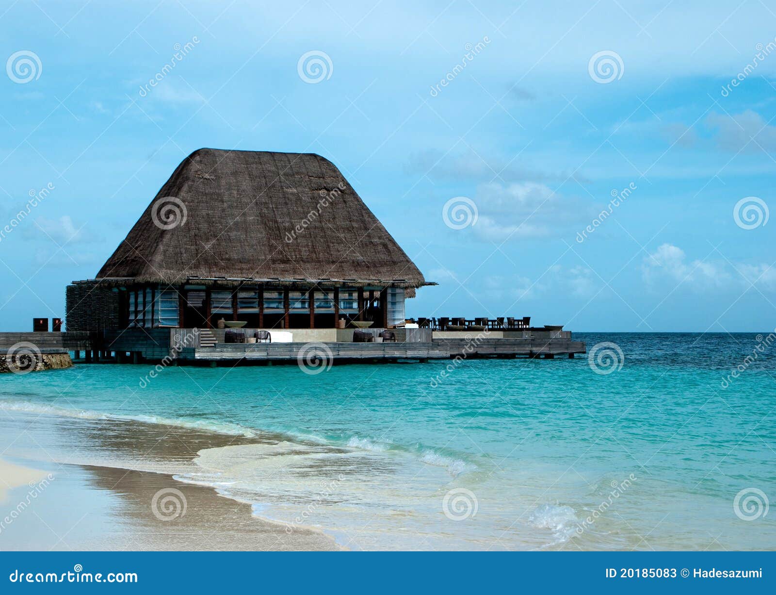 Relax in maldives stock image. Image of water, happy - 20185083