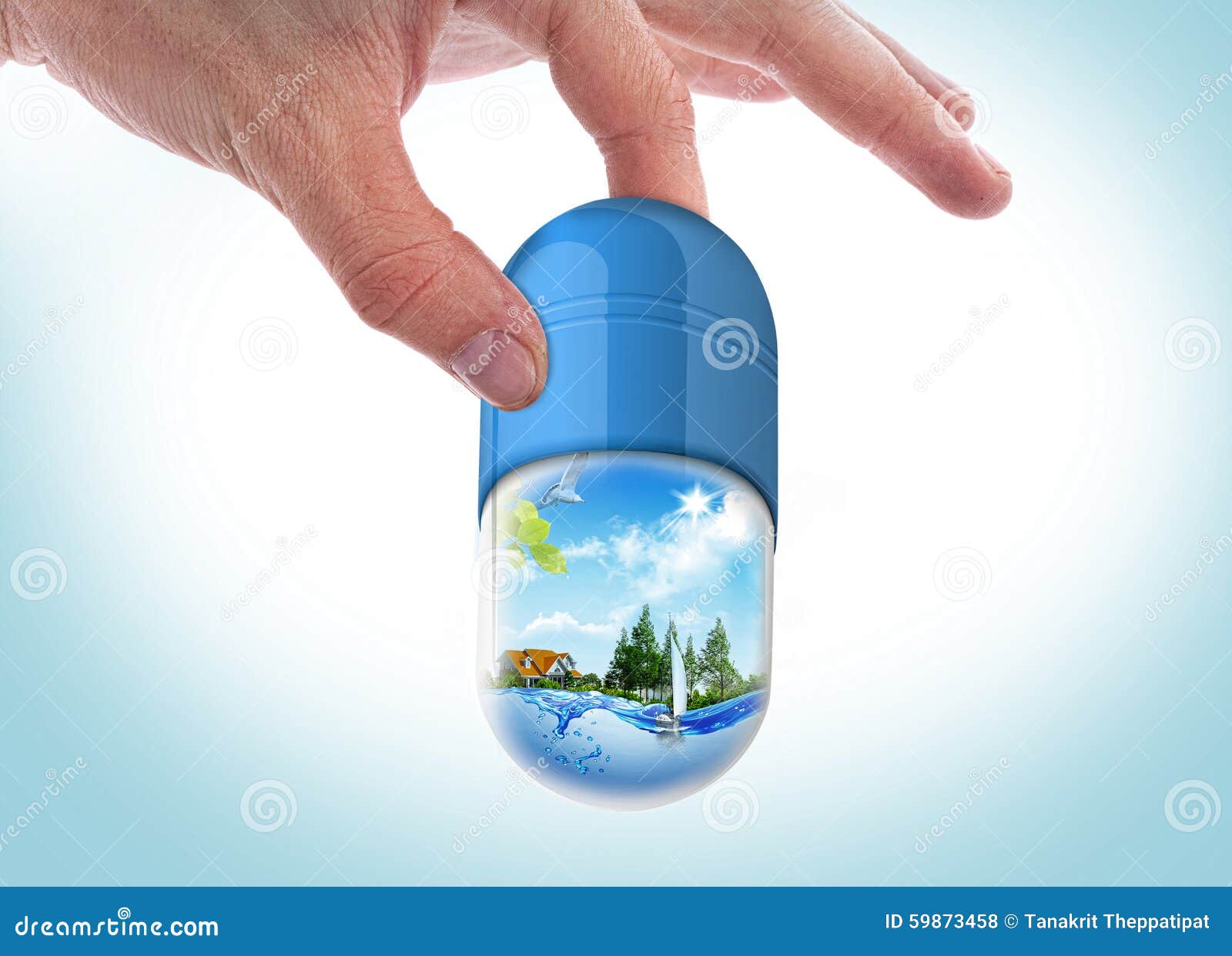 Relax Medicine Capsules Concept Stock Photo - Image of concept, pill ...