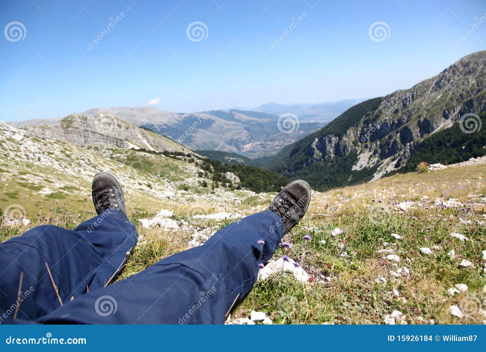 Relax on the Mountain stock photo. Image of effect, people - 15926184