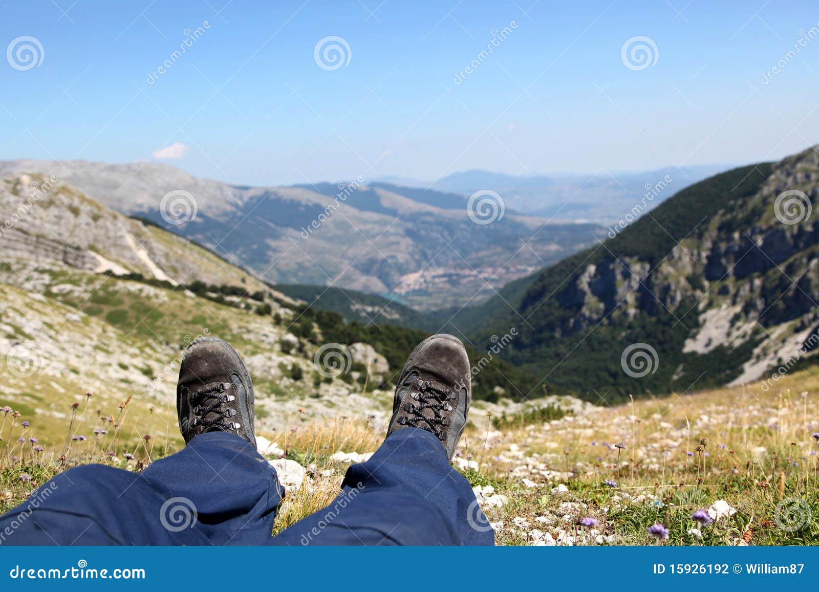 Relax on the Mountain stock photo. Image of landscape - 15926192