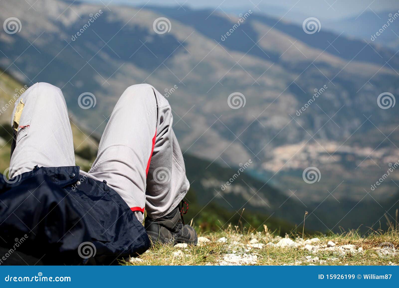 Relax on the Mountain stock image. Image of solitude - 15926199