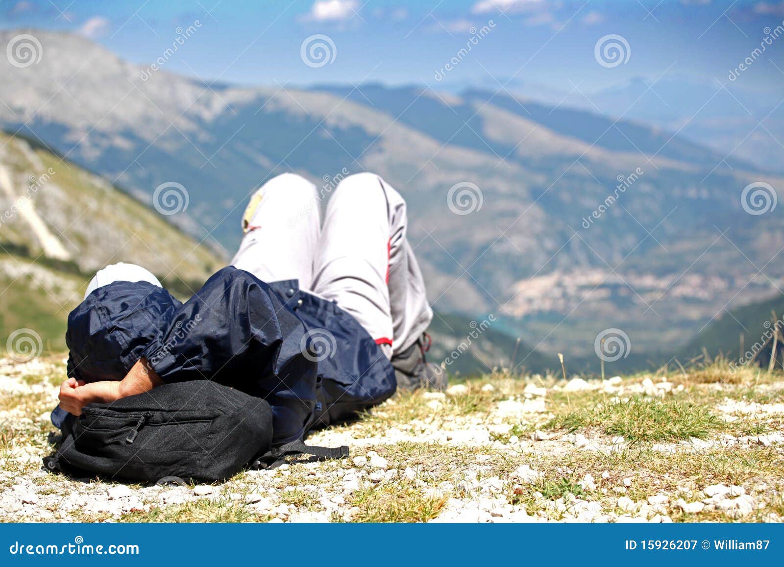 Relax on the Mountain stock image. Image of mountain - 15926207