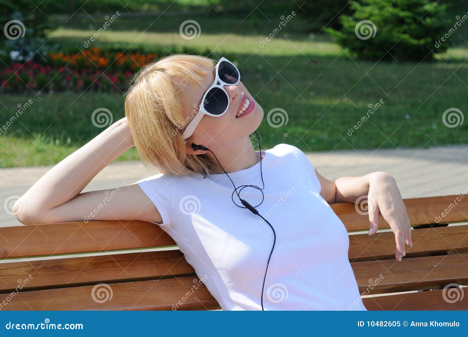 Relax with music stock image. Image of summer, relaxation - 10482605