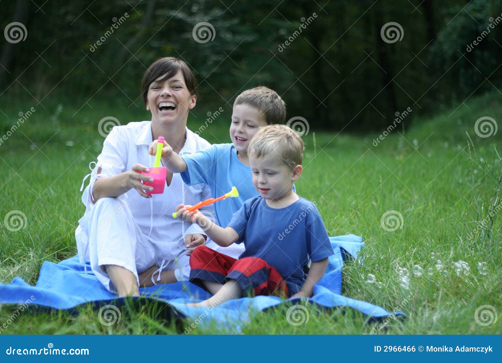 Relax outside stock photo. Image of female, friend, children - 2966466