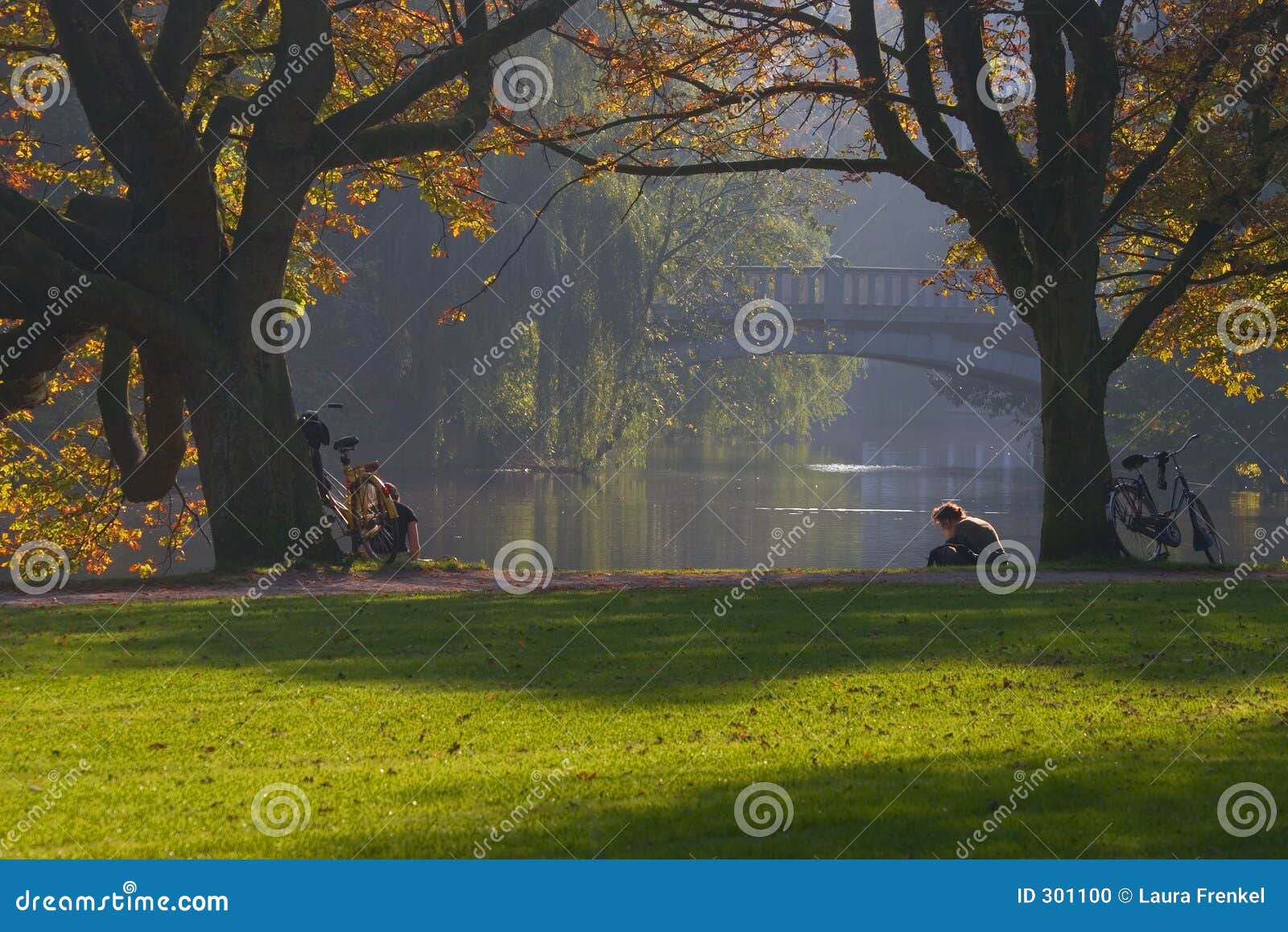 Relax in the park editorial image. Image of netherlands - 301100
