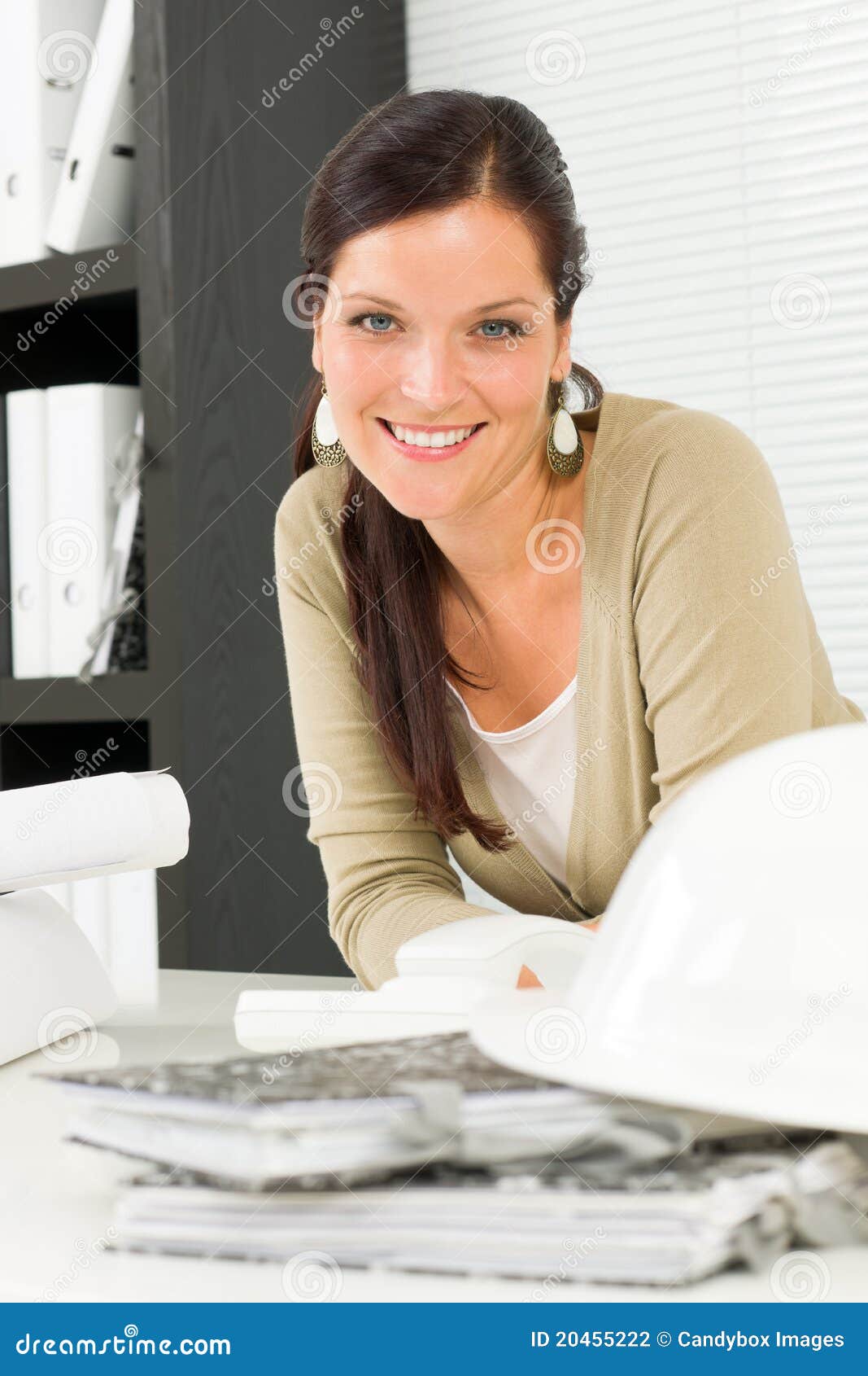 Relax Professional Architect Woman Smiling Stock Photo - Image of ... Relax Professional Architect Woman Smiling Stock Photo - Image of ...