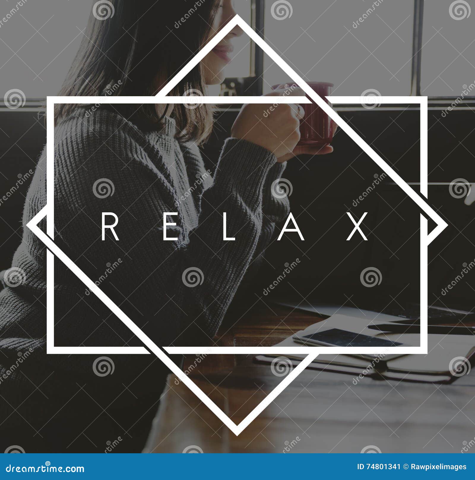 Relax Relaxation Happiness Life Concept Stock Image - Image of calm ...