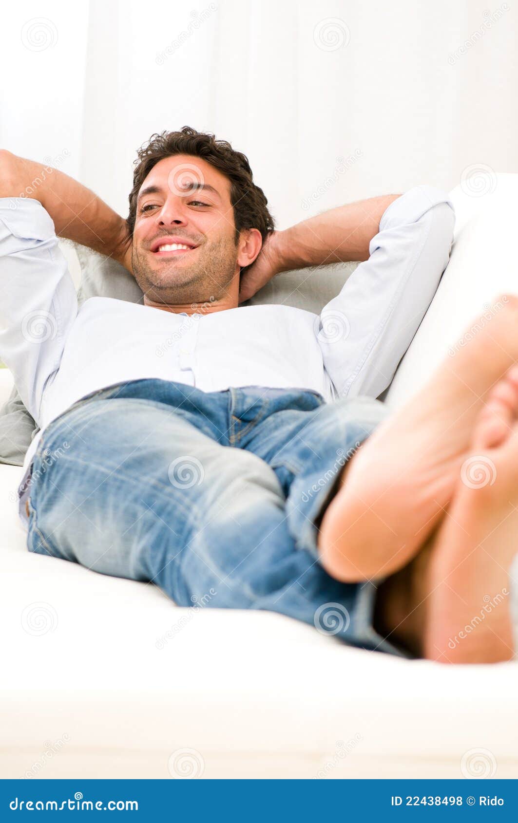 Relax and rest at home stock photo. Image of break, adult - 22438498