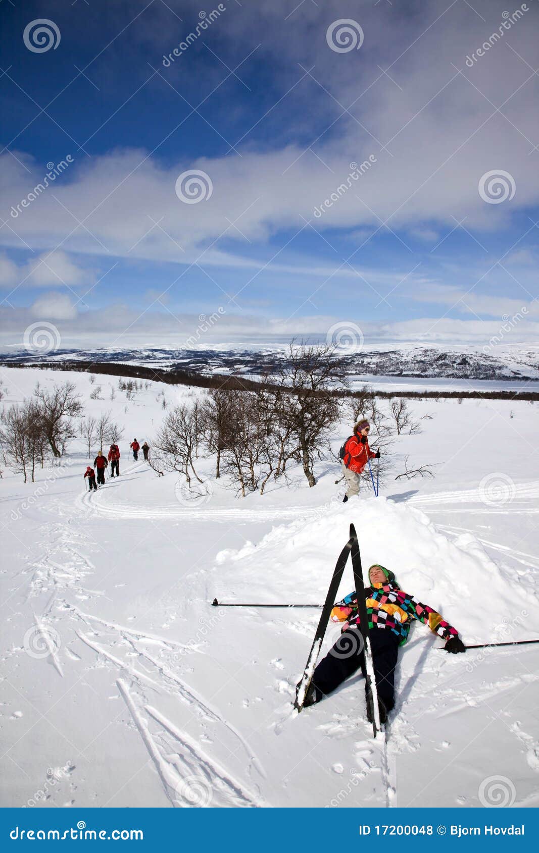 Relax in the snow stock photo. Image of landscape, cloud - 17200048