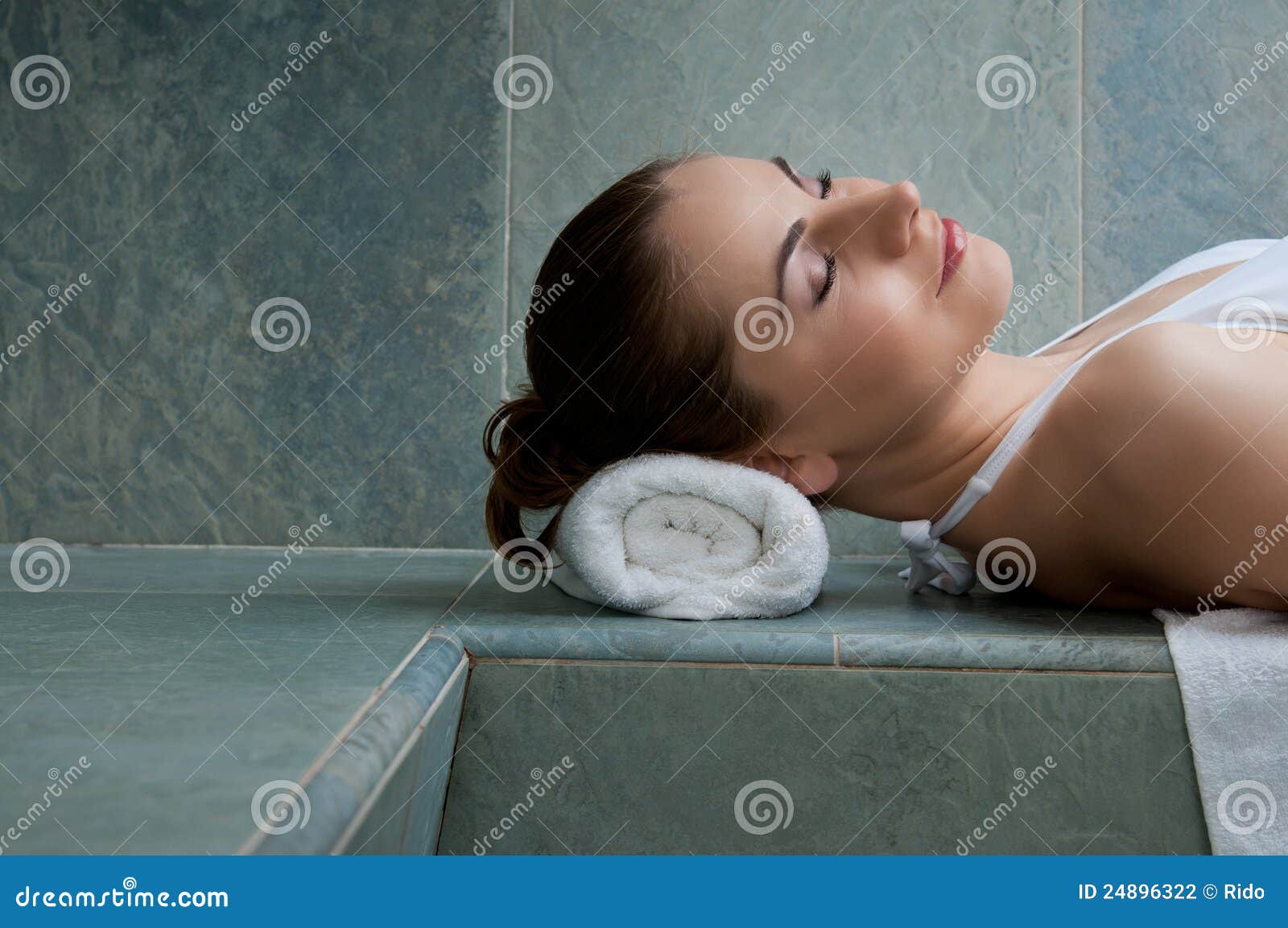 Relax at spa stock photo. Image of lady, adult, closeup - 24896322