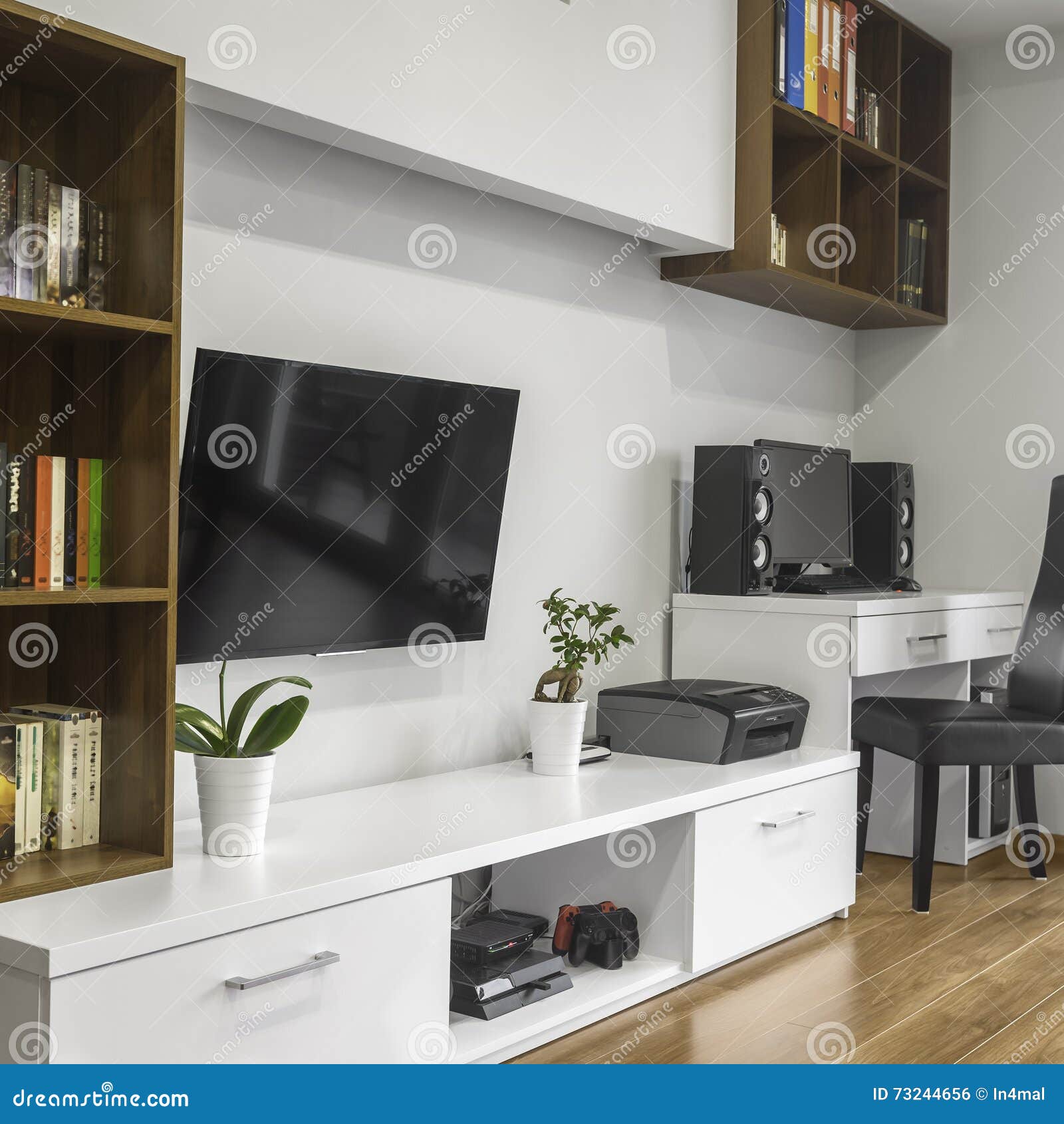 Relax space in living room stock photo. Image of design - 73244656