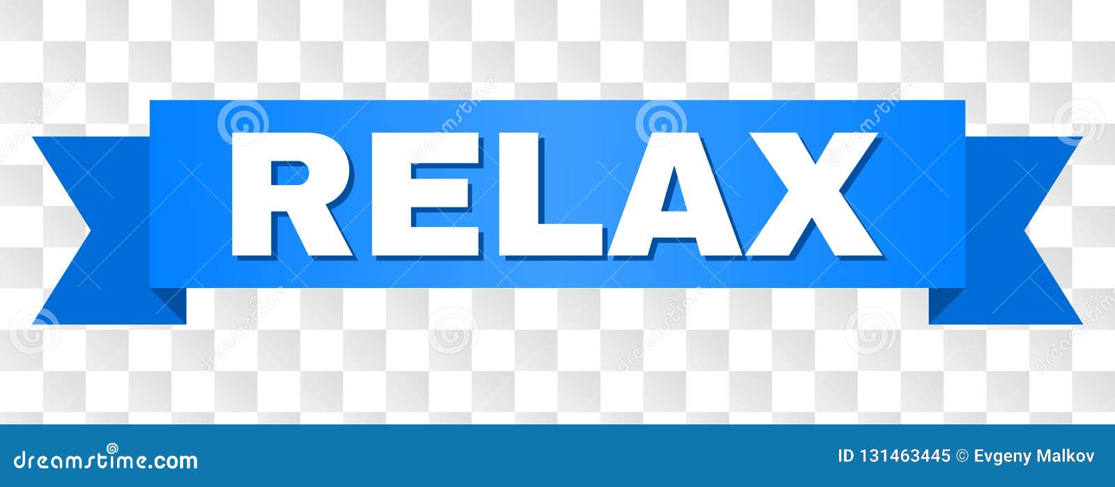 Blue Stripe with RELAX Title Stock Vector - Illustration of label, band ...