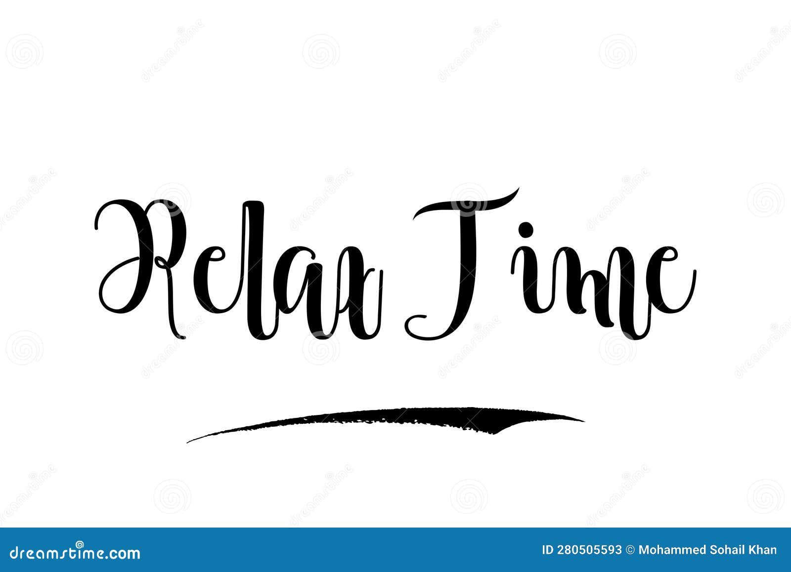 Relax Time Typography Lettering Text Vector Design Quote Stock Vector ...