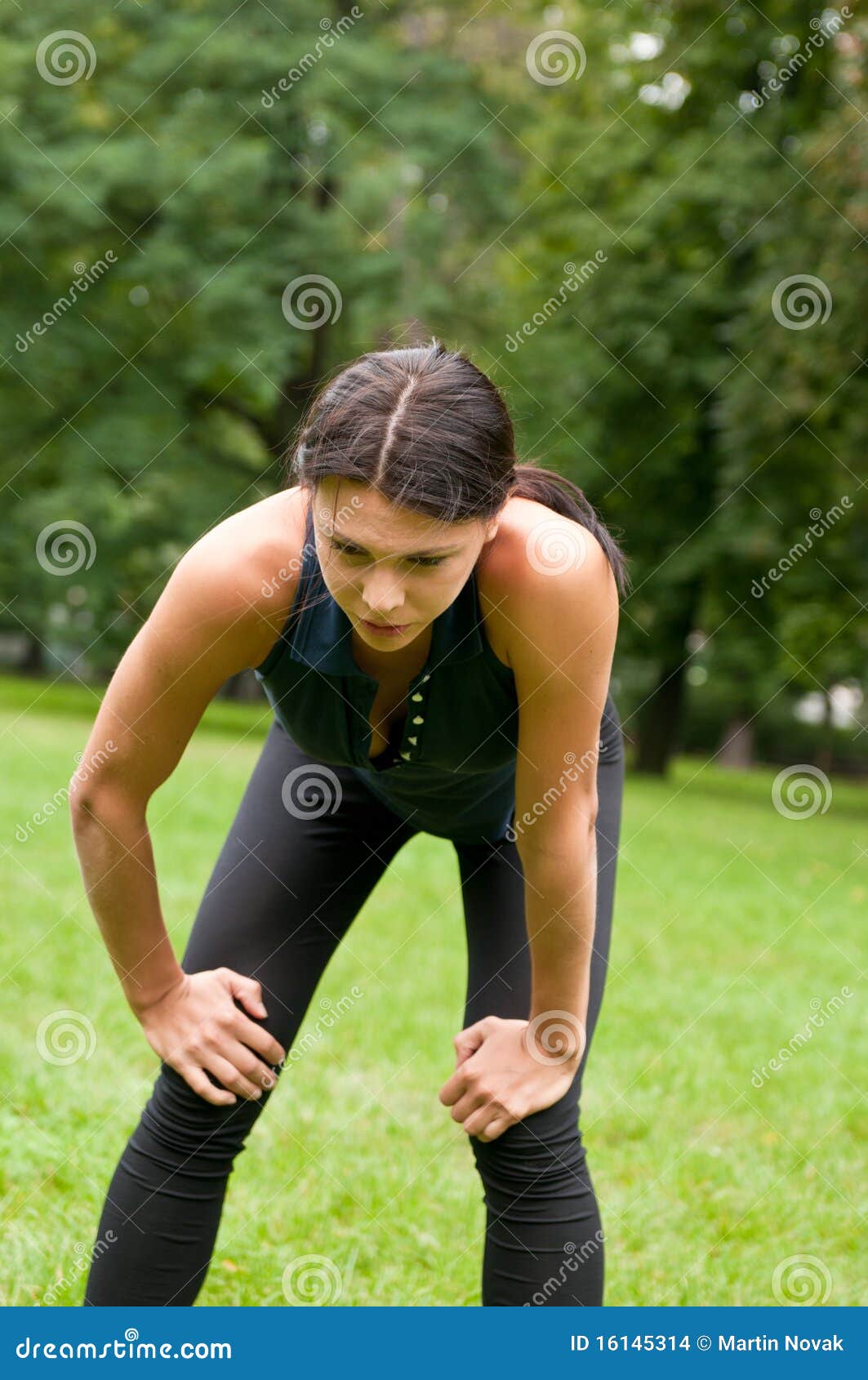 Relax - Tired Person after Jogging Stock Photo - Image of look, break ...