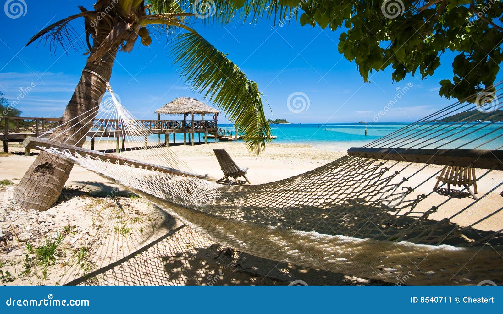 Relax on a tropical beach! stock image. Image of getaway - 8540711