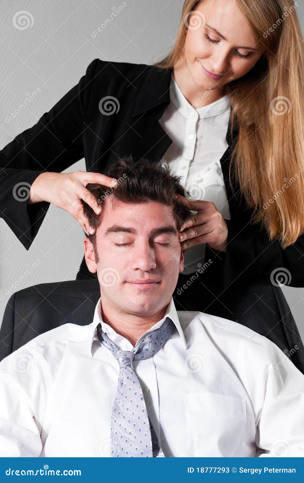 Relax after work stock image. Image of boss, male, hands - 18777293