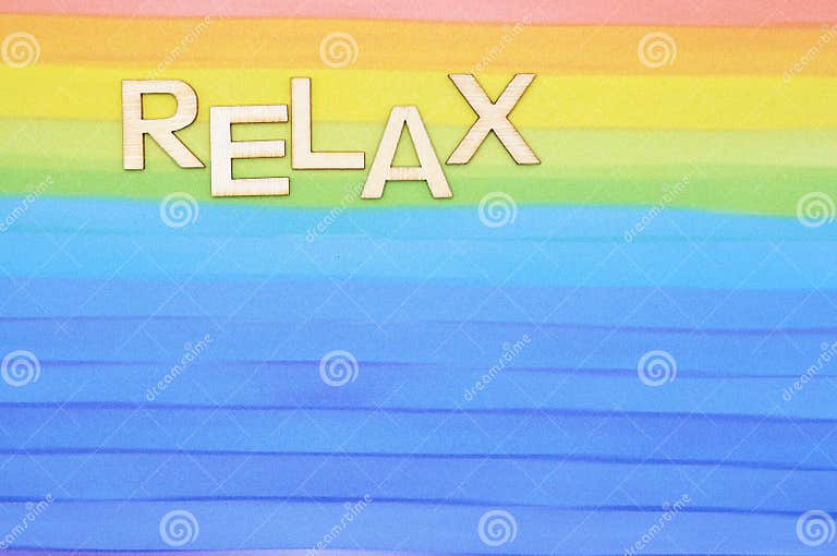 Relax write stock photo. Image of label, document, presentation - 359839936