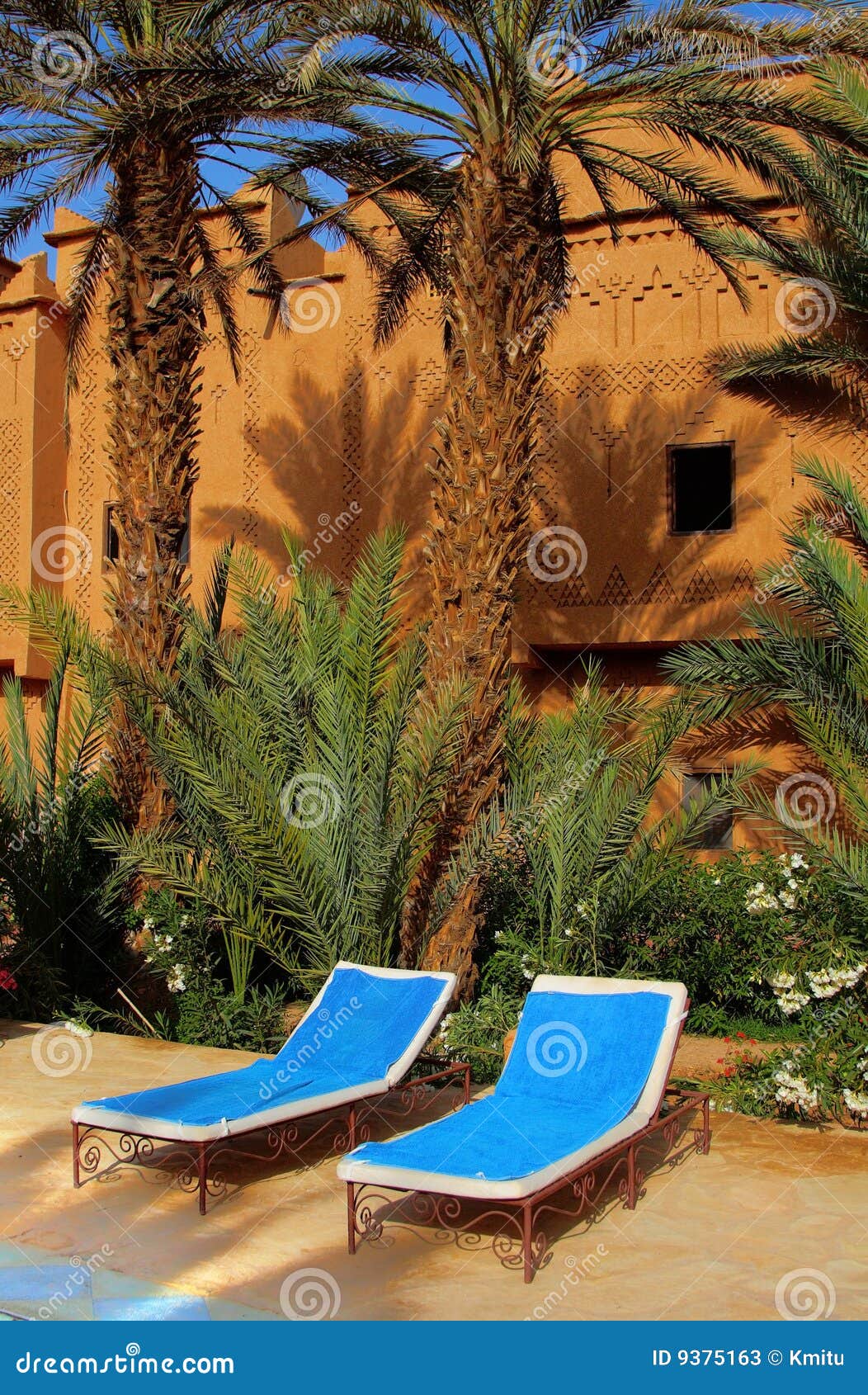 Relaxation Area in an Exotic Holiday Resort Stock Image - Image of cafe ...