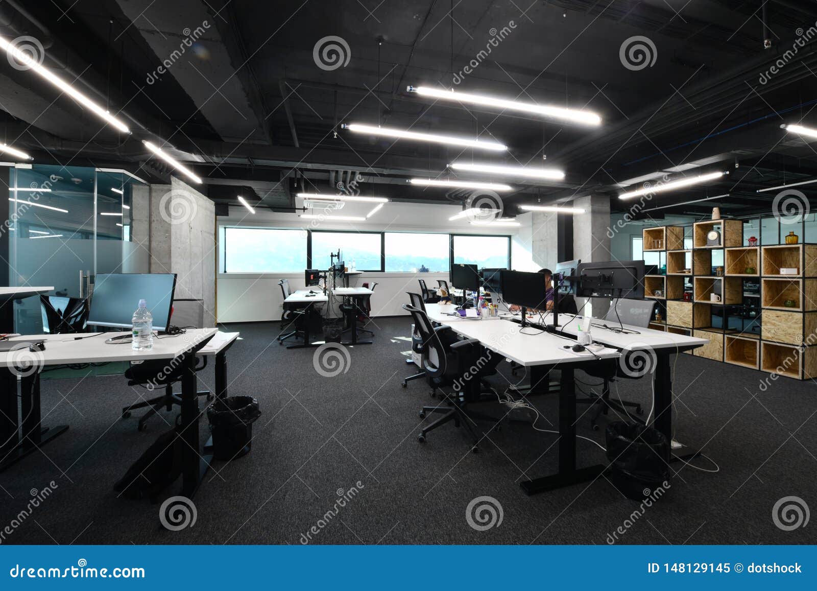 Relaxation Area in Modern Office Stock Image - Image of business ...