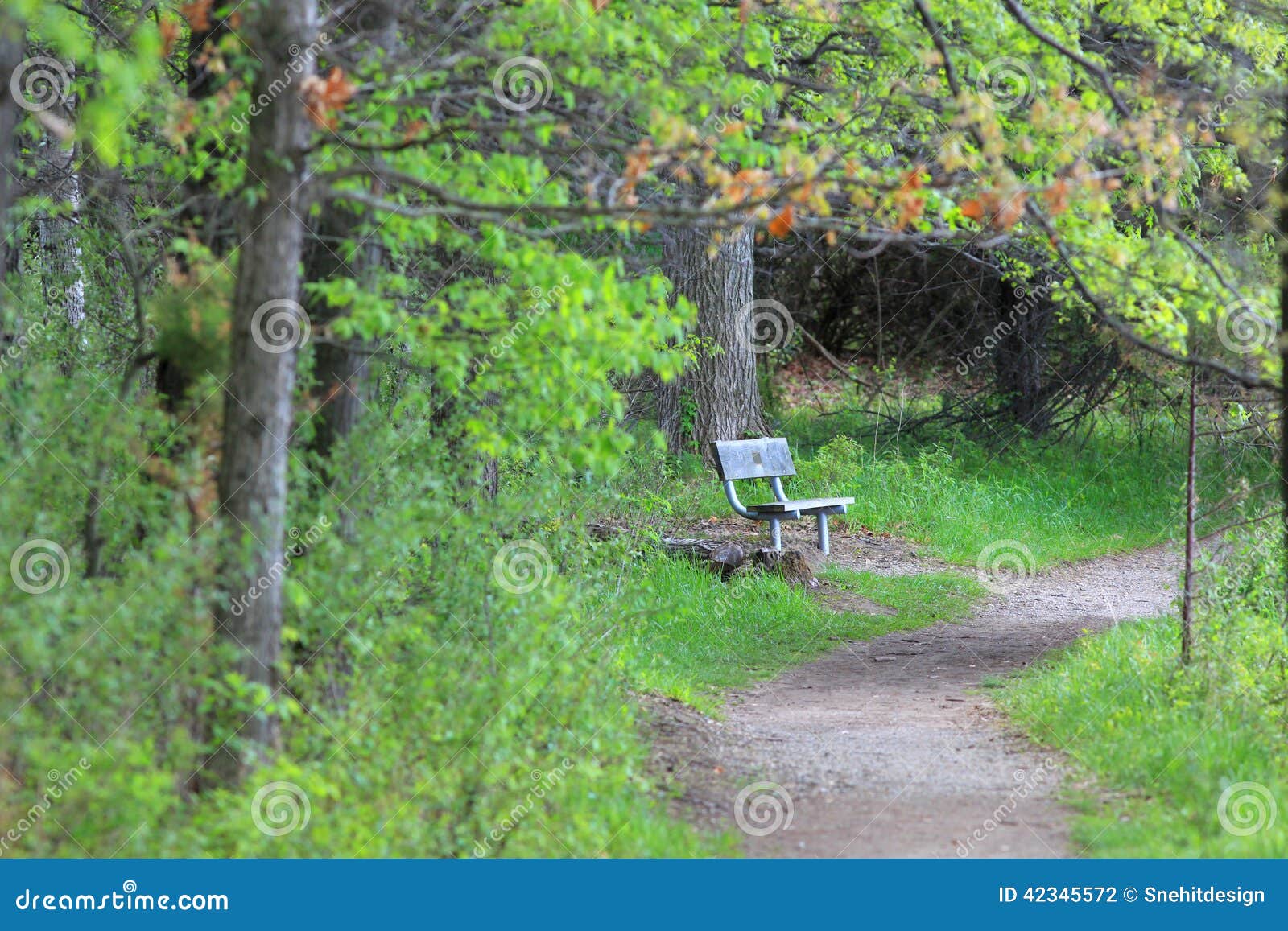 Relaxation Bench in the Park Stock Photo - Image of inviting, relax ...