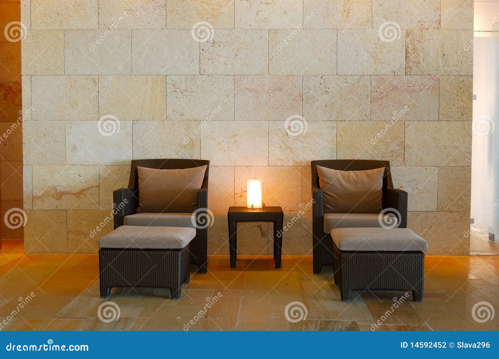 Relaxation Chairs at Modern SPA Stock Photo - Image of vacation ...