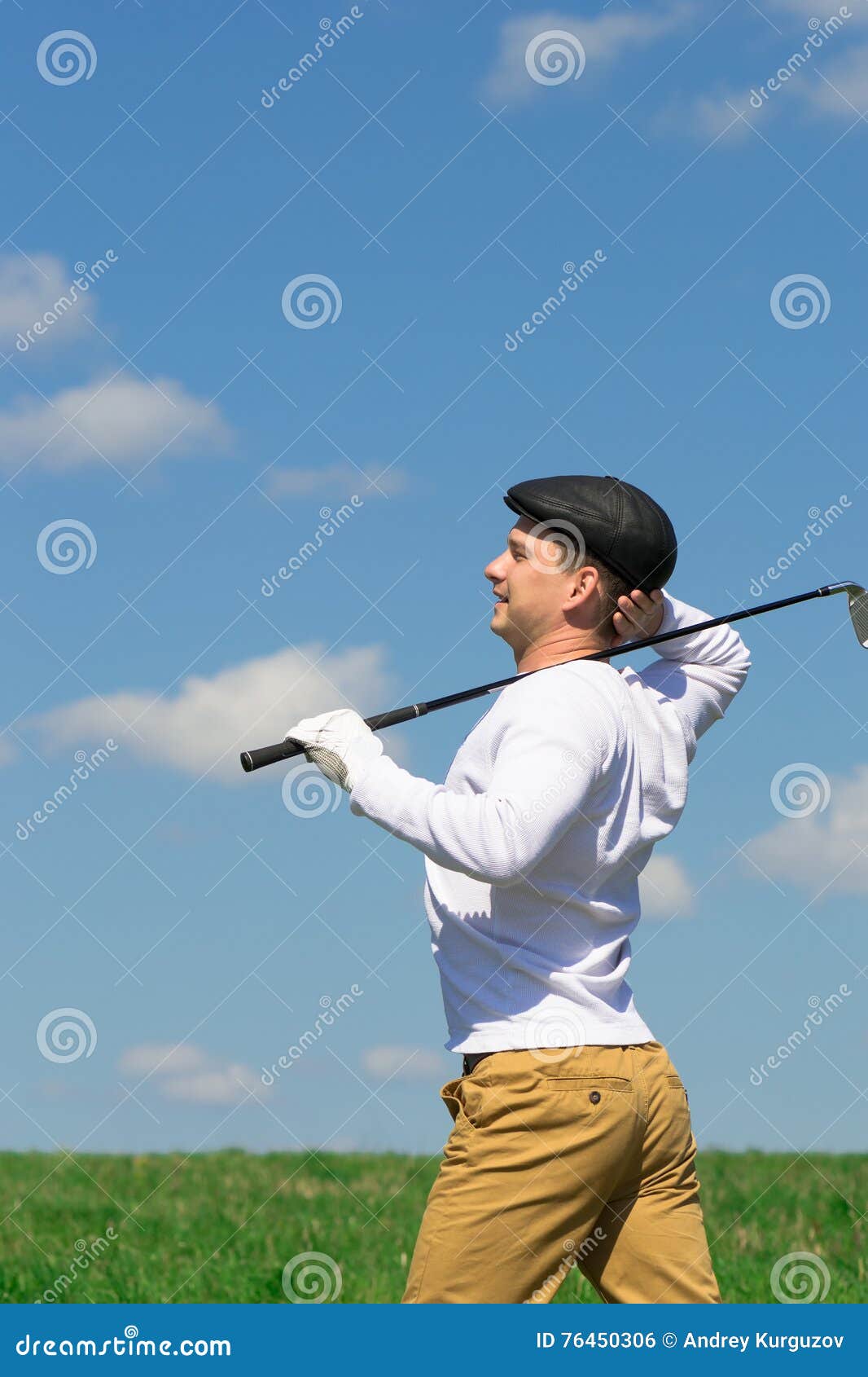 Relaxation after a Goal Scored in Golf Stock Photo - Image of activity ...