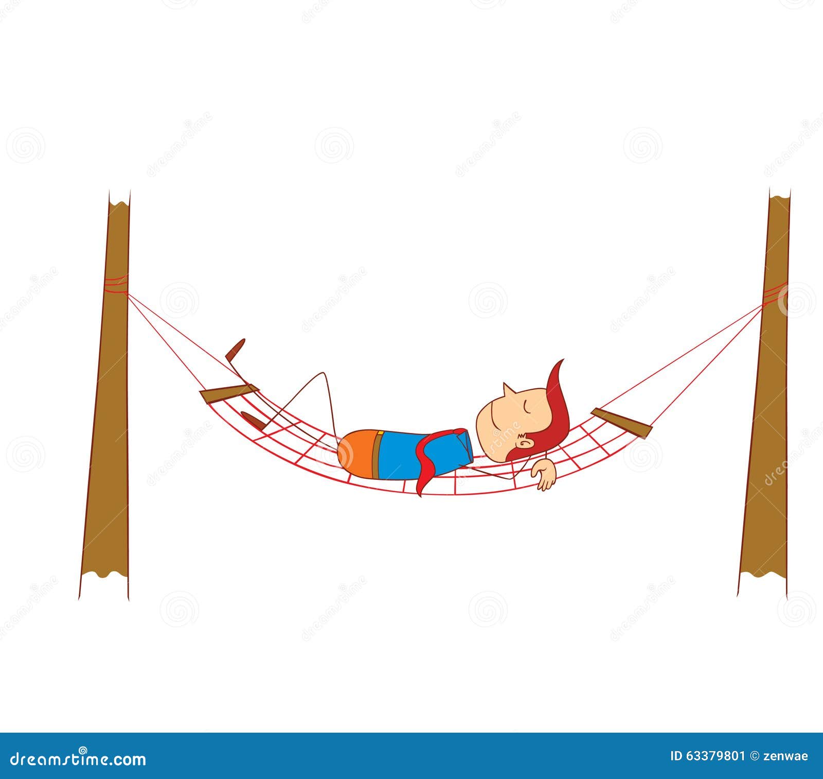 Relaxation stock vector. Illustration of cartoon, relax - 63379801