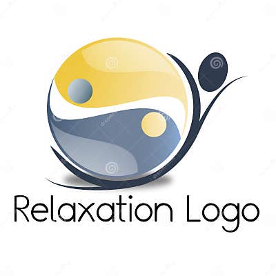 Relaxation logo stock vector. Illustration of yoga, treatments - 29346239