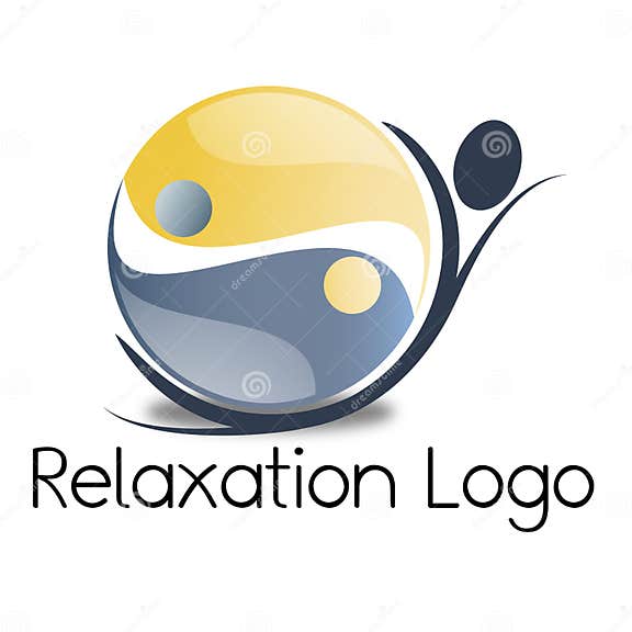 Relaxation logo stock vector. Illustration of yoga, treatments - 29346239
