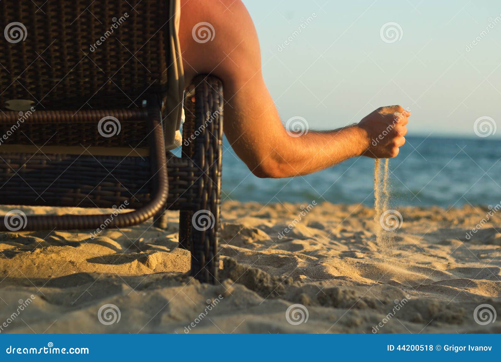 Relaxation lounges stock photo. Image of sand, pour, trip - 44200518