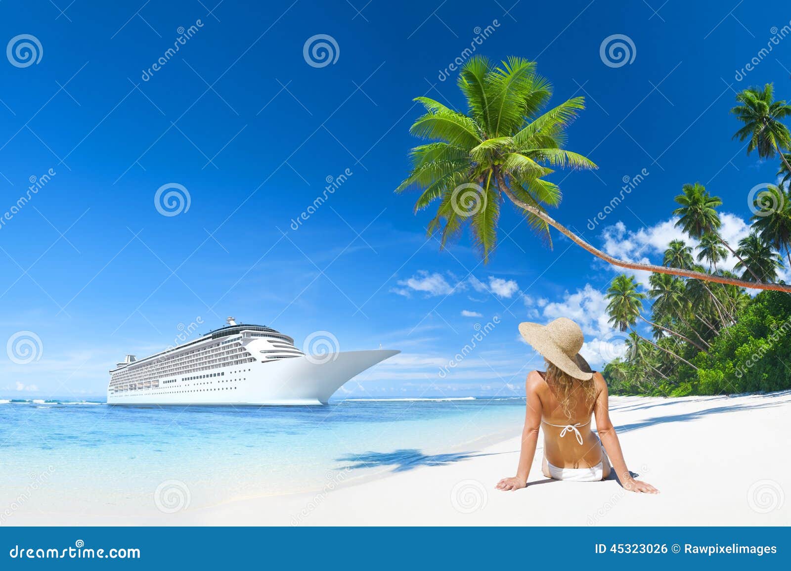 Relaxation Time on the Beach Stock Photo - Image of outdoors, blond ...