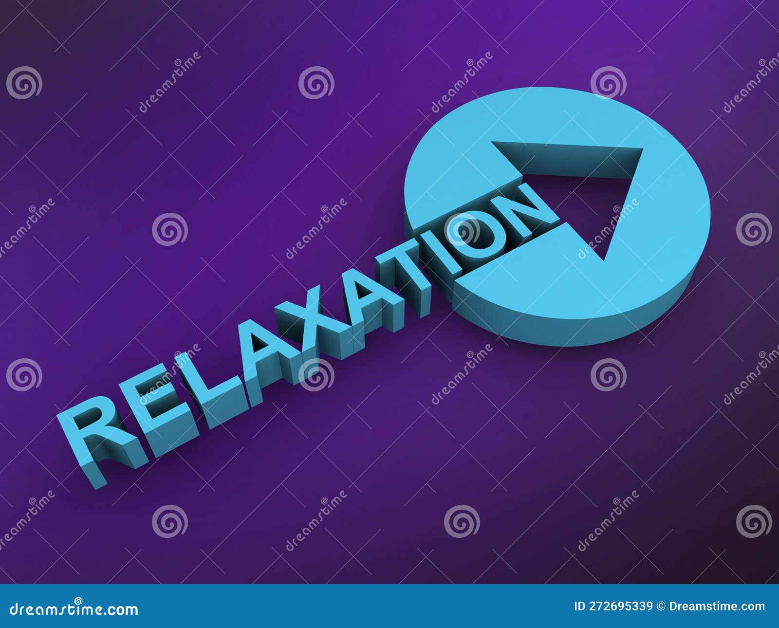Relaxation word on purple stock illustration. Illustration of signage ...