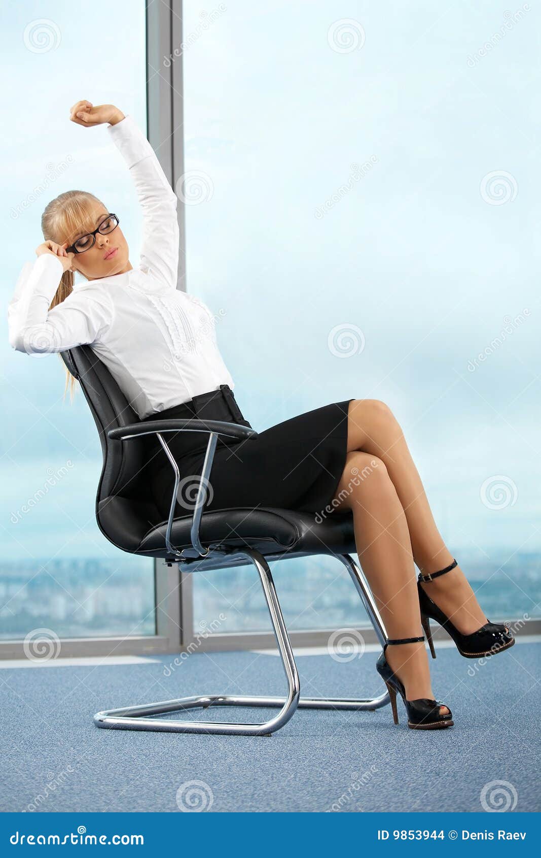 Relaxation on work stock photo. Image of sitting, enjoyment - 9853944