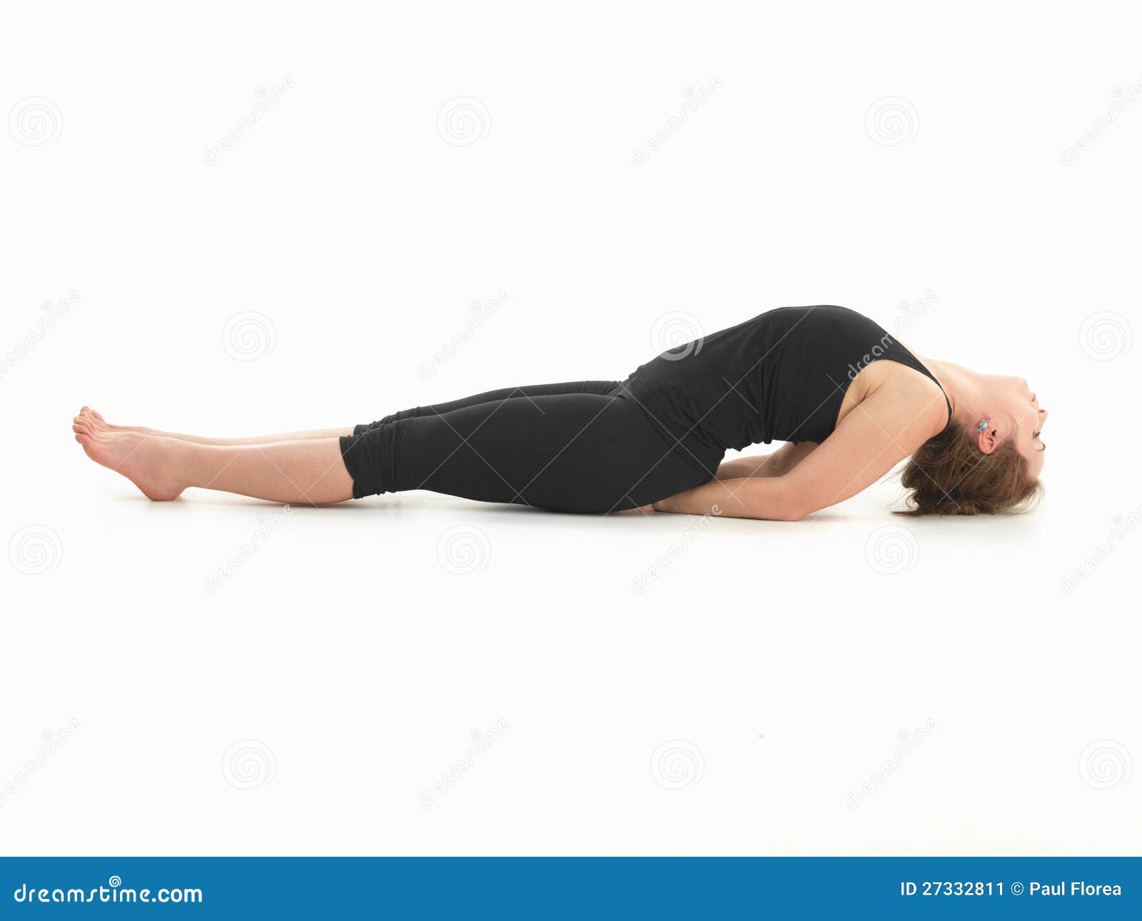 Relaxation yoga posture stock image. Image of fish, neck - 27332811