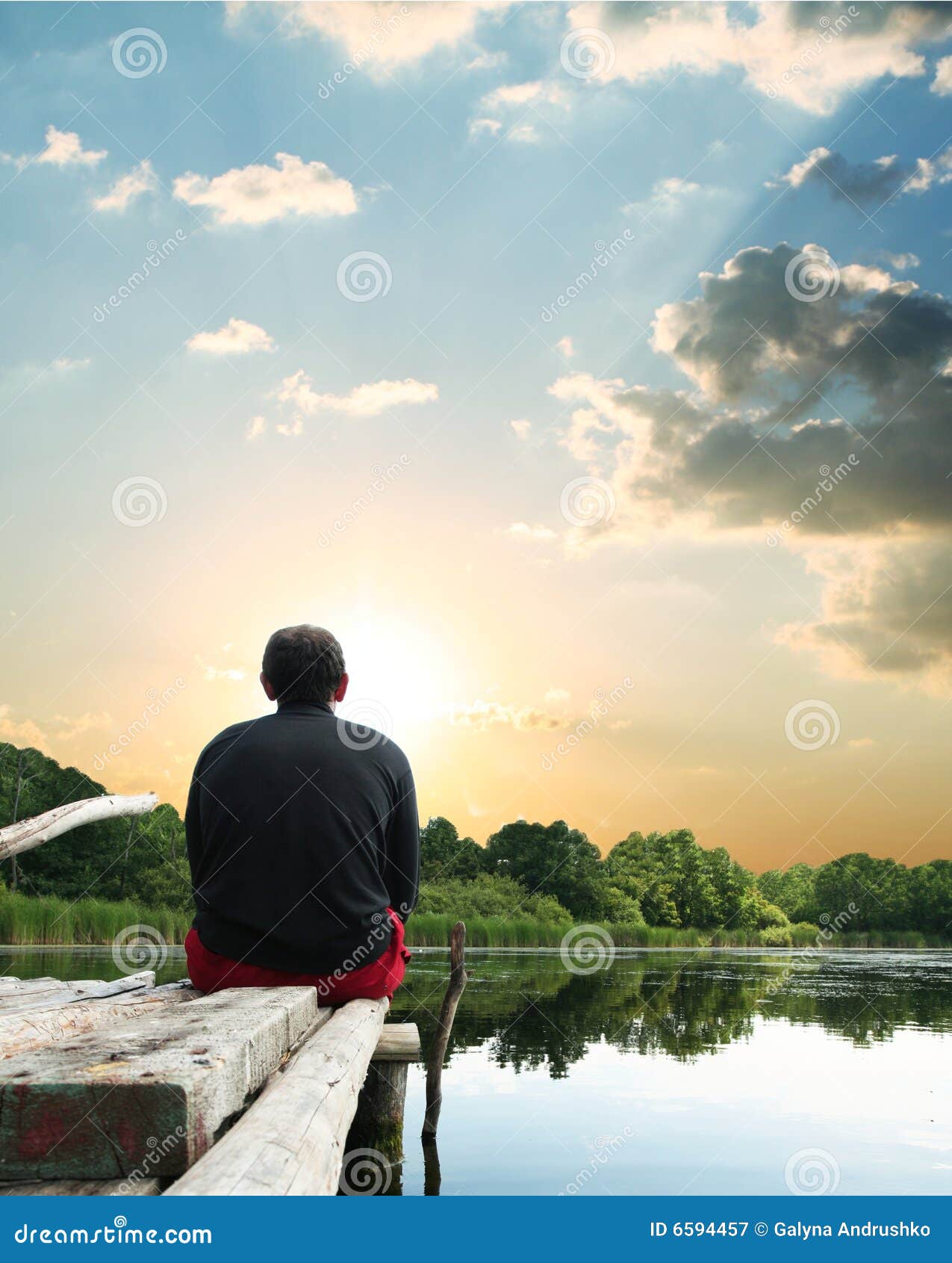 Relaxe imagem de stock. Imagem de lagoa, homens, turismo - 6594457