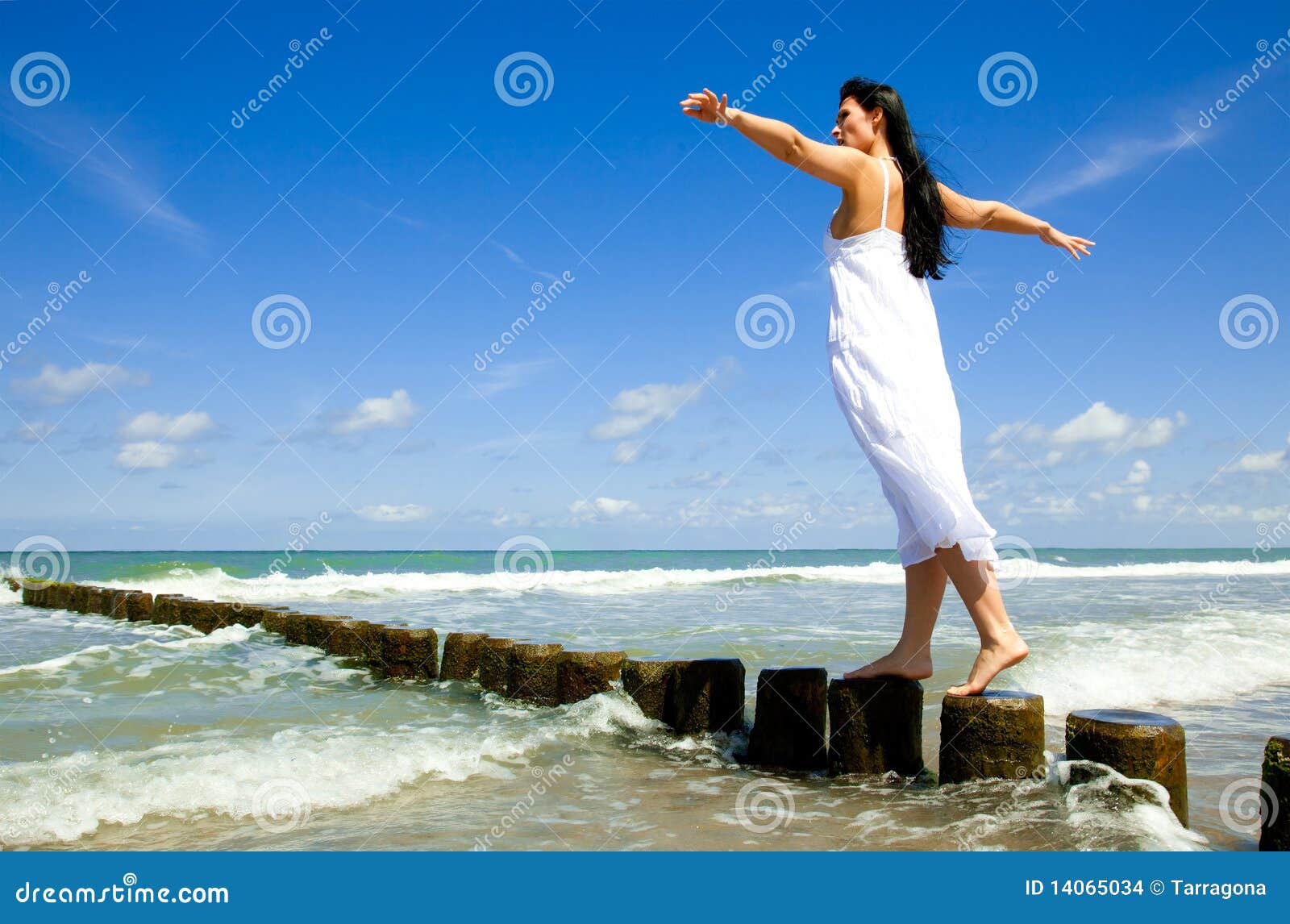 Relaxed balance woman stock photo. Image of happy, happiness - 14065034